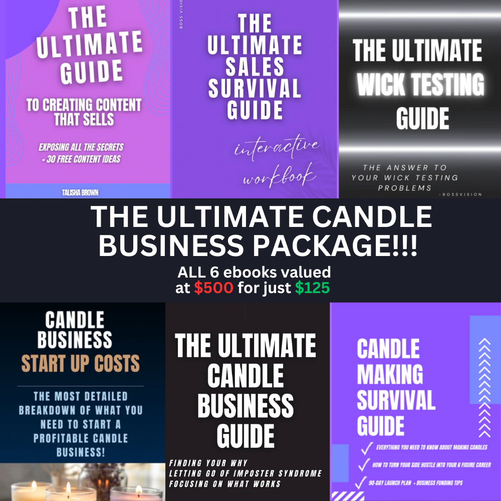 CANDLE BUSINESS SUCCESS PACKAGE – Scents of Vision